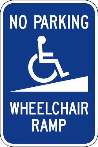 Accessible Reserved Ramp Parking Sign | Western Safety Sign