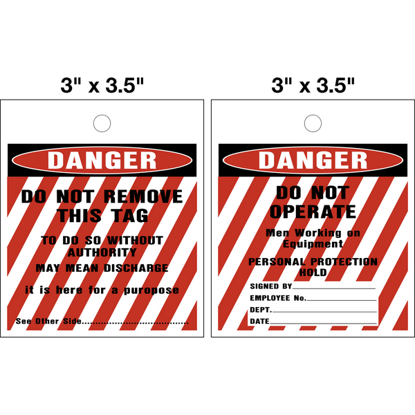 Danger Do Not Remove this Tag | Western Safety Sign