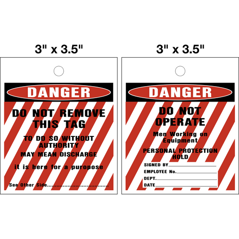 Danger Do Not Remove this Tag | Western Safety Sign