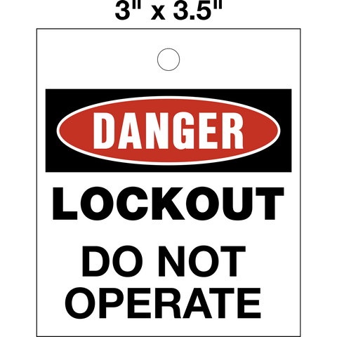 Danger Lockout – Western Safety Sign