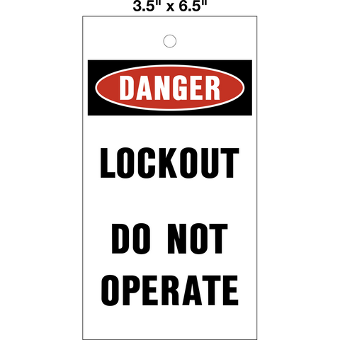 Danger Lockout – Western Safety Sign