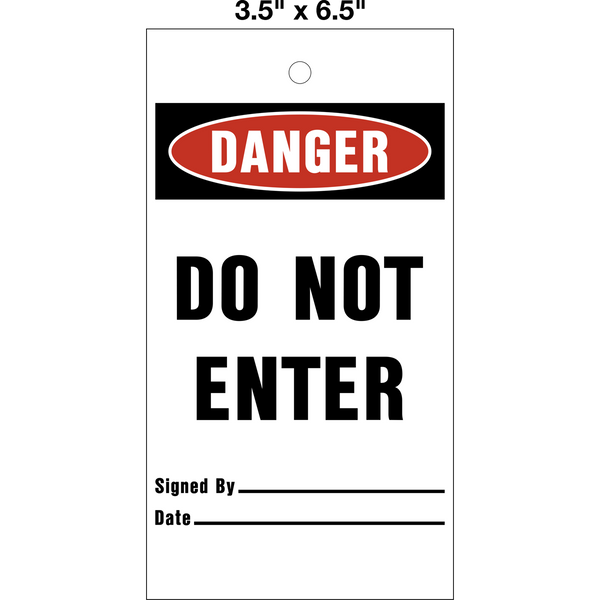 Danger Do Not Enter | Western Safety Sign