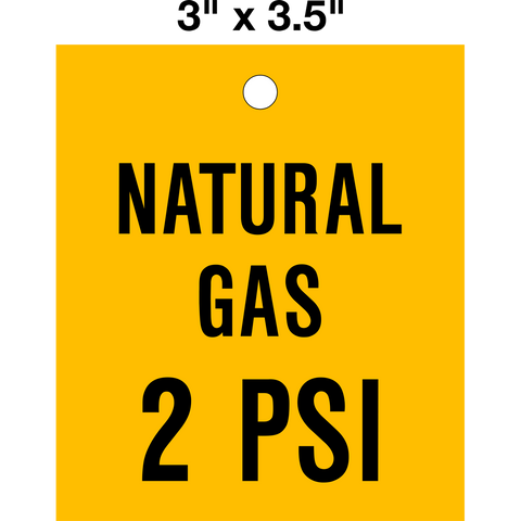 Caution Natural Gas | Western Safety Sign