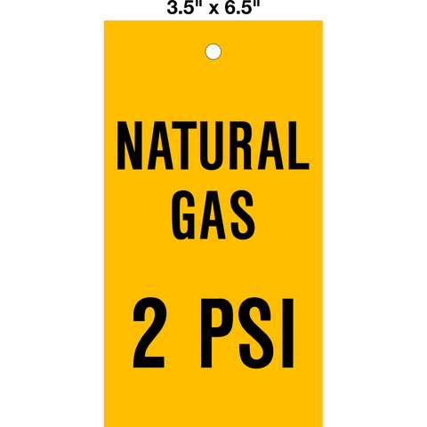 Caution Natural Gas | Western Safety Sign