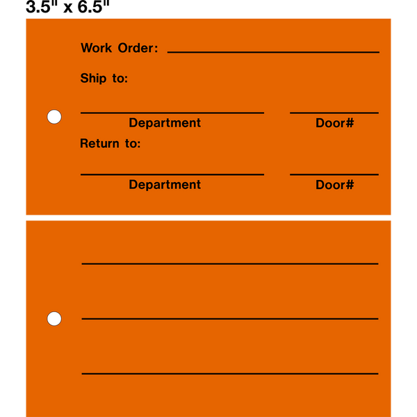 Work Order Tag – Western Safety Sign