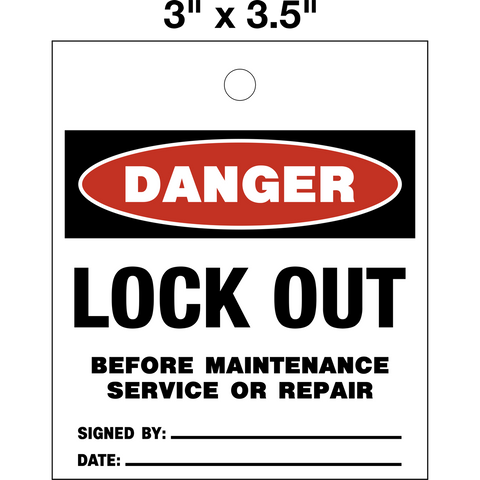 Danger Lockout | Western Safety Sign