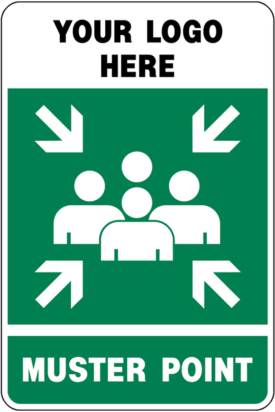 Muster Point People Graphic | Western Safety Sign