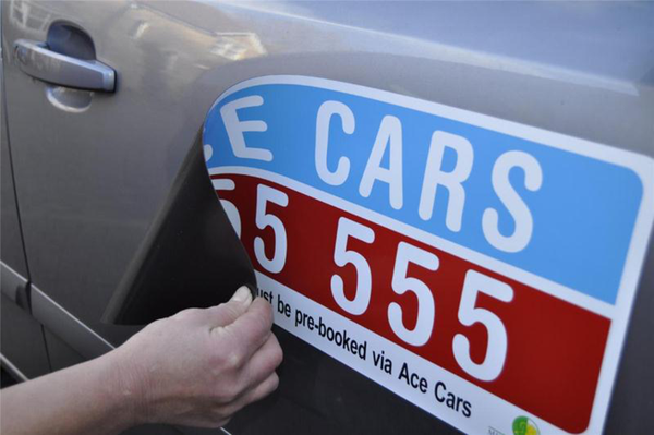 Magnetic Vehicle Signs | Western Safety Sign