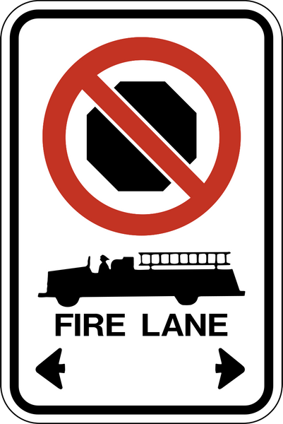 No Stopping – Western Safety Sign