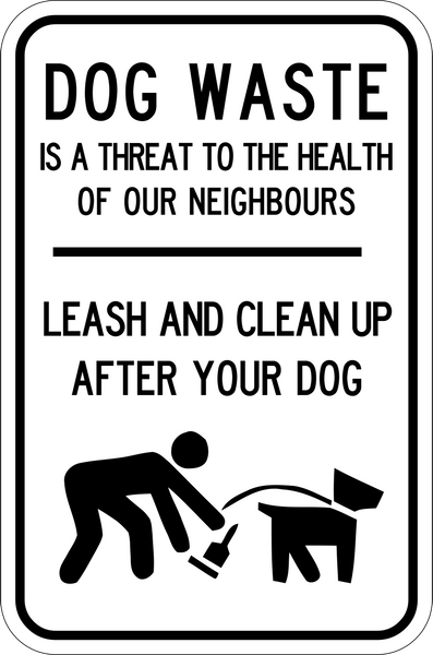 Dog Waste | Western Safety Sign