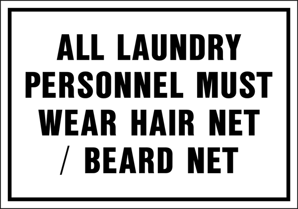Hair Net and Beard Net | Western Safety Sign