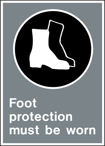 Foot Protection | Western Safety Sign