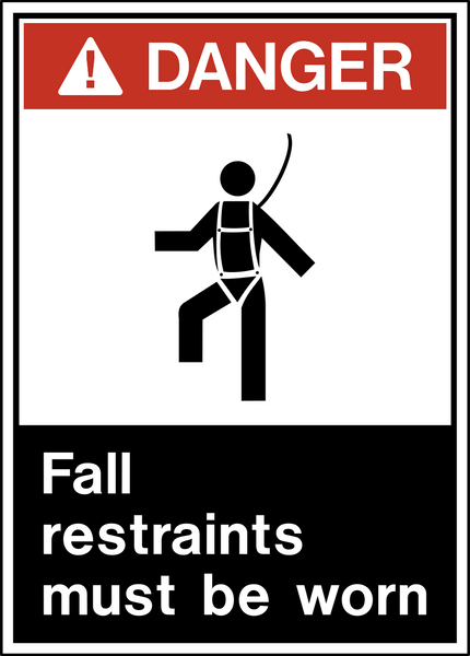Danger - Fall Protection | Western Safety Sign