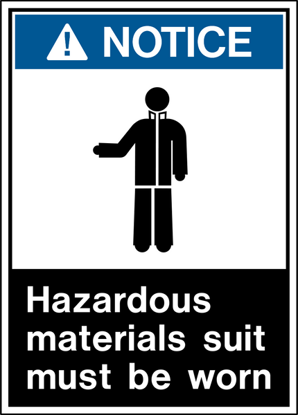 Notice - Protective Clothing | Western Safety Sign