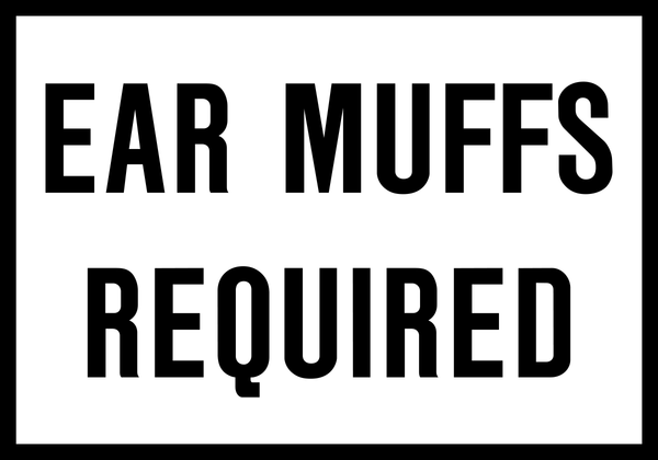 Ear Protection | Western Safety Sign