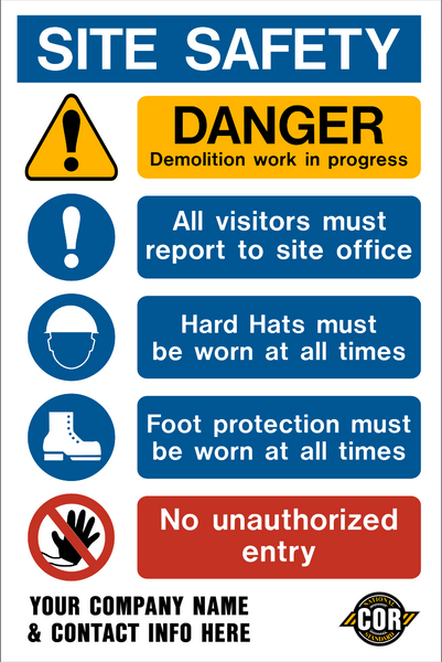 Site Safety PPE-C | Western Safety Sign
