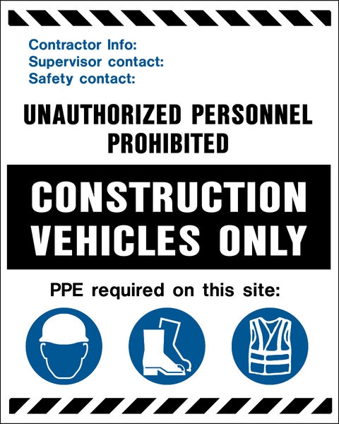 Site Safety PPE-N | Western Safety Sign
