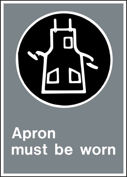 Safety Apron Sign