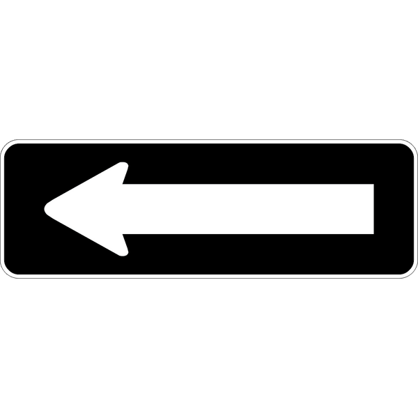 One Way Arrow Regulatory Traffic Sign | Western Safety Sign