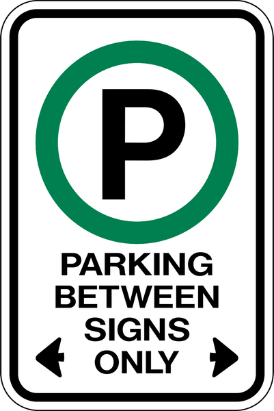 Permitted Between Signs Parking Sign | Western Safety Sign