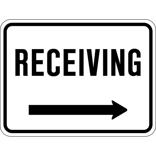 Receiving Arrow Right Sign | Western Safety Sign