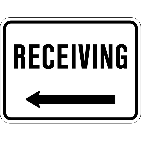 Receiving arrow left Sign | Western Safety Sign
