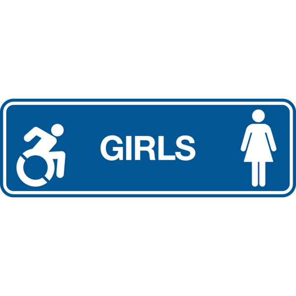 Girls Accessible with Text, Female & Dynamic Wheelchair Graphics Long ...