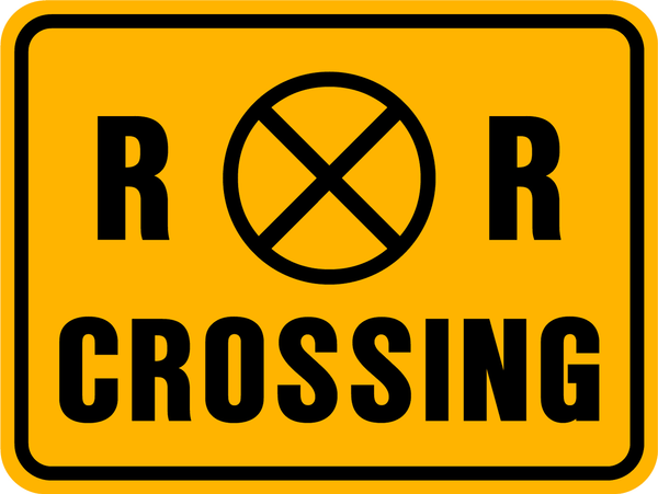 Railway Crossing Sign | Western Safety Sign