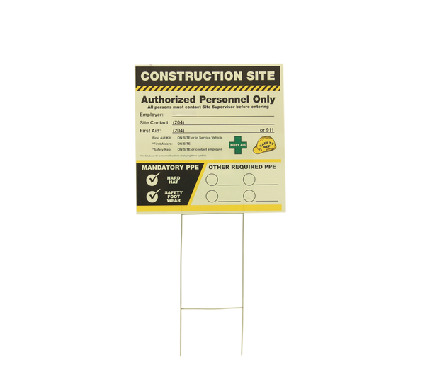 Stand - H-Wire Step Stake – Western Safety Sign