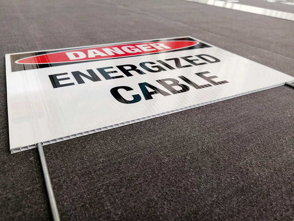 Single Wire Stake Sign Stand | Western Safety Sign