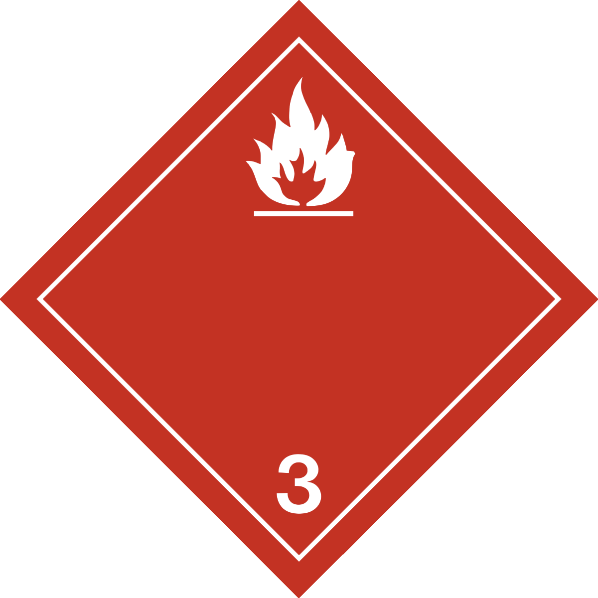 Flammable Liquid Symbol Flammable Liquid Symbol On The Chemical Tank