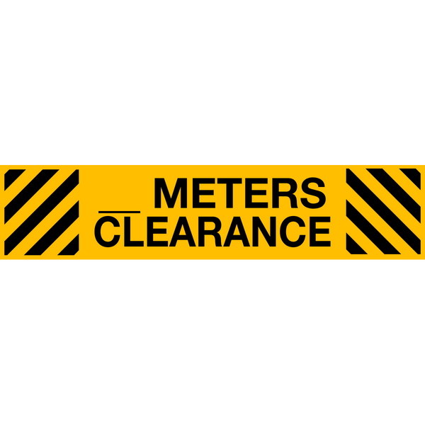 Overhead Clearance Sign | Western Safety Sign