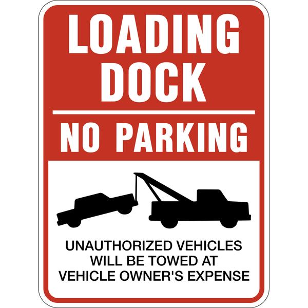 Loading Dock No Parking | Western Safety Sign