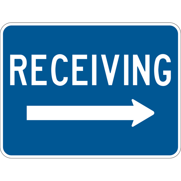 Receiving | Western Safety Sign
