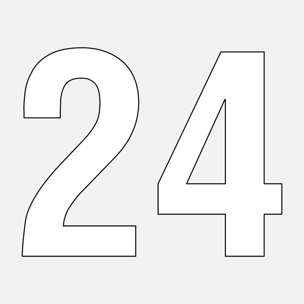 Unit Numbers | Western Safety Sign