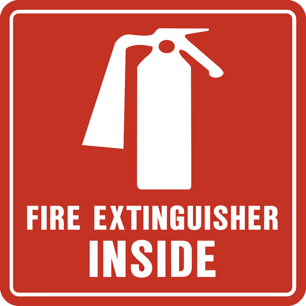 Fire Extinguisher Inside | Western Safety Sign