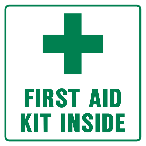 First Aid Kit Inside | Western Safety Sign