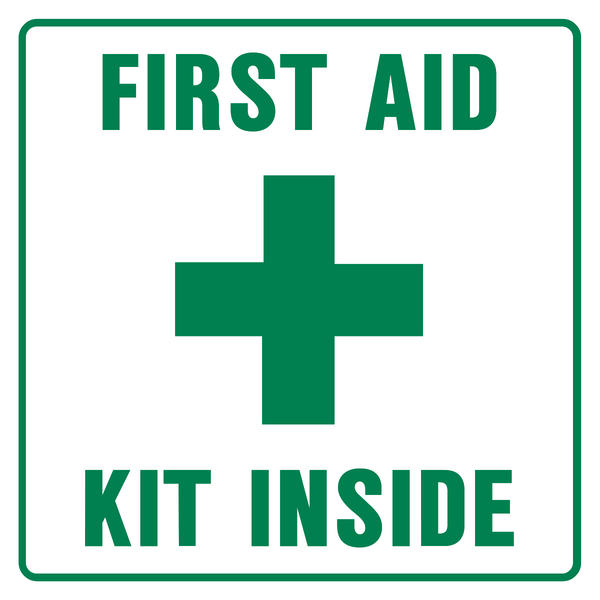 First Aid Kit Inside | Western Safety Sign