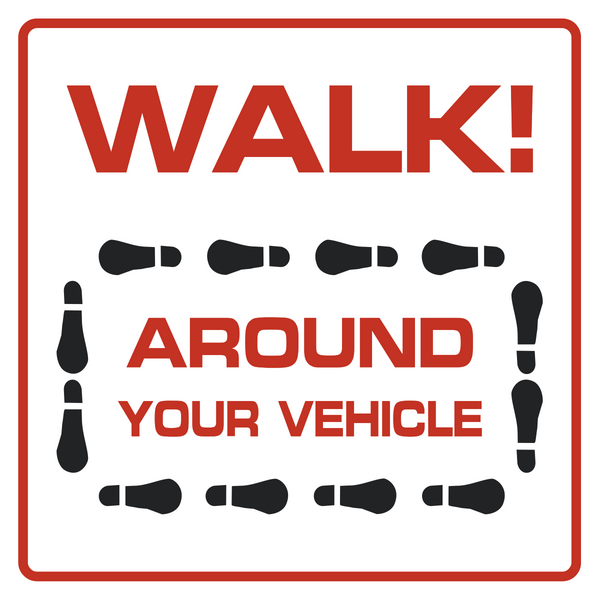 Vehicle Check | Western Safety Sign