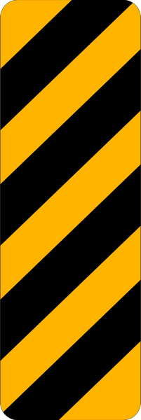 Object Marker Right Warning Traffic Sign | Western Safety Sign
