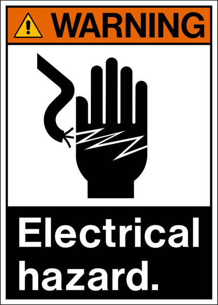Warning - Electrical Hazard | Western Safety Sign