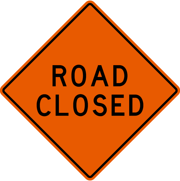 Road Closed Work Zone Sign | Western Safety Sign