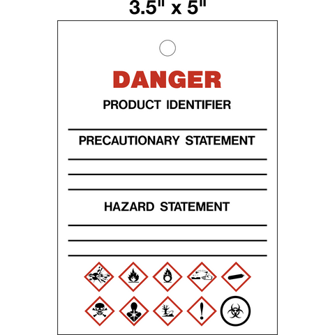 Product Identifier TAG - Danger | Western Safety Sign