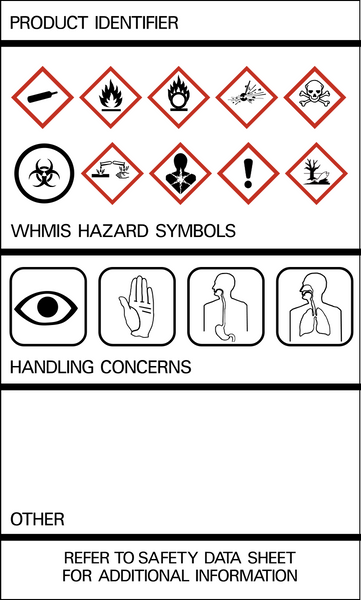 Product Identifier Label – Western Safety Sign