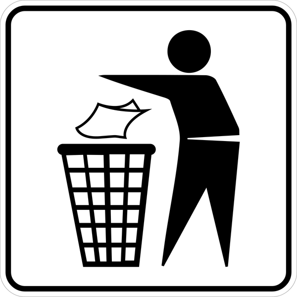 Trash Disposal | Western Safety Sign