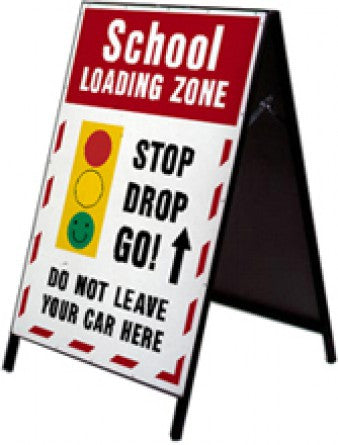 School Loading Zone Stop Drop Go Do Not Leave Your Car Here School Saf ...