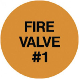 Fire Valve | Western Safety Sign